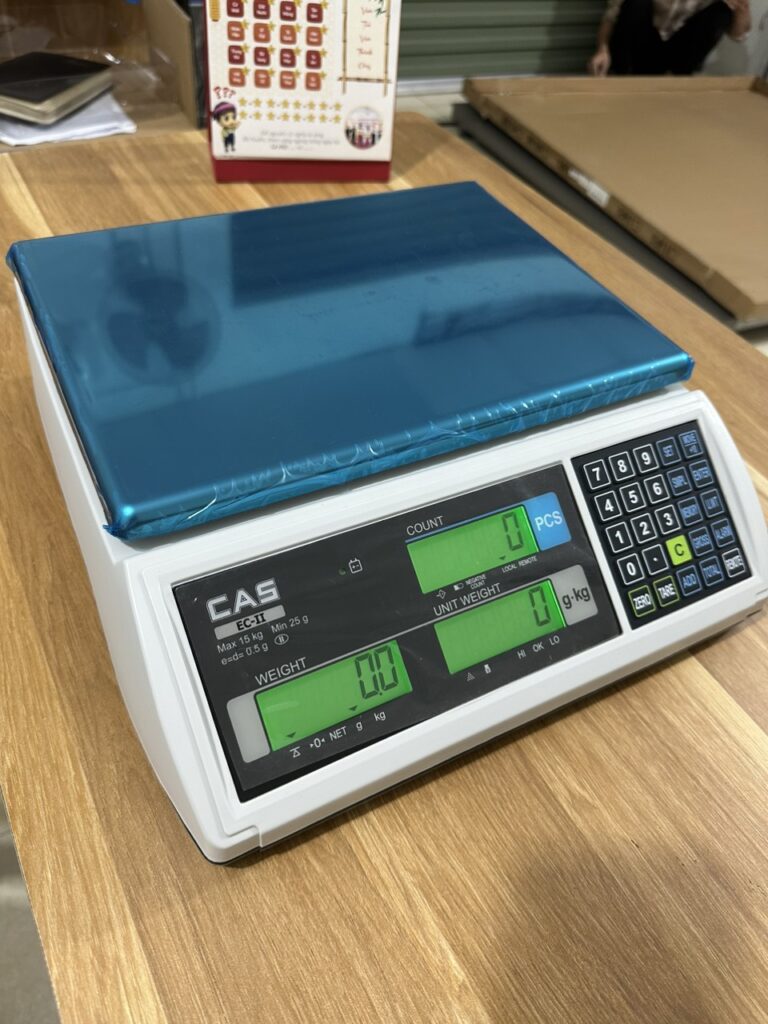 Cân điện tử đếm số lượng EC-II 15kg CAS Hàn Quốc - Cân Điện Tử Vạn An